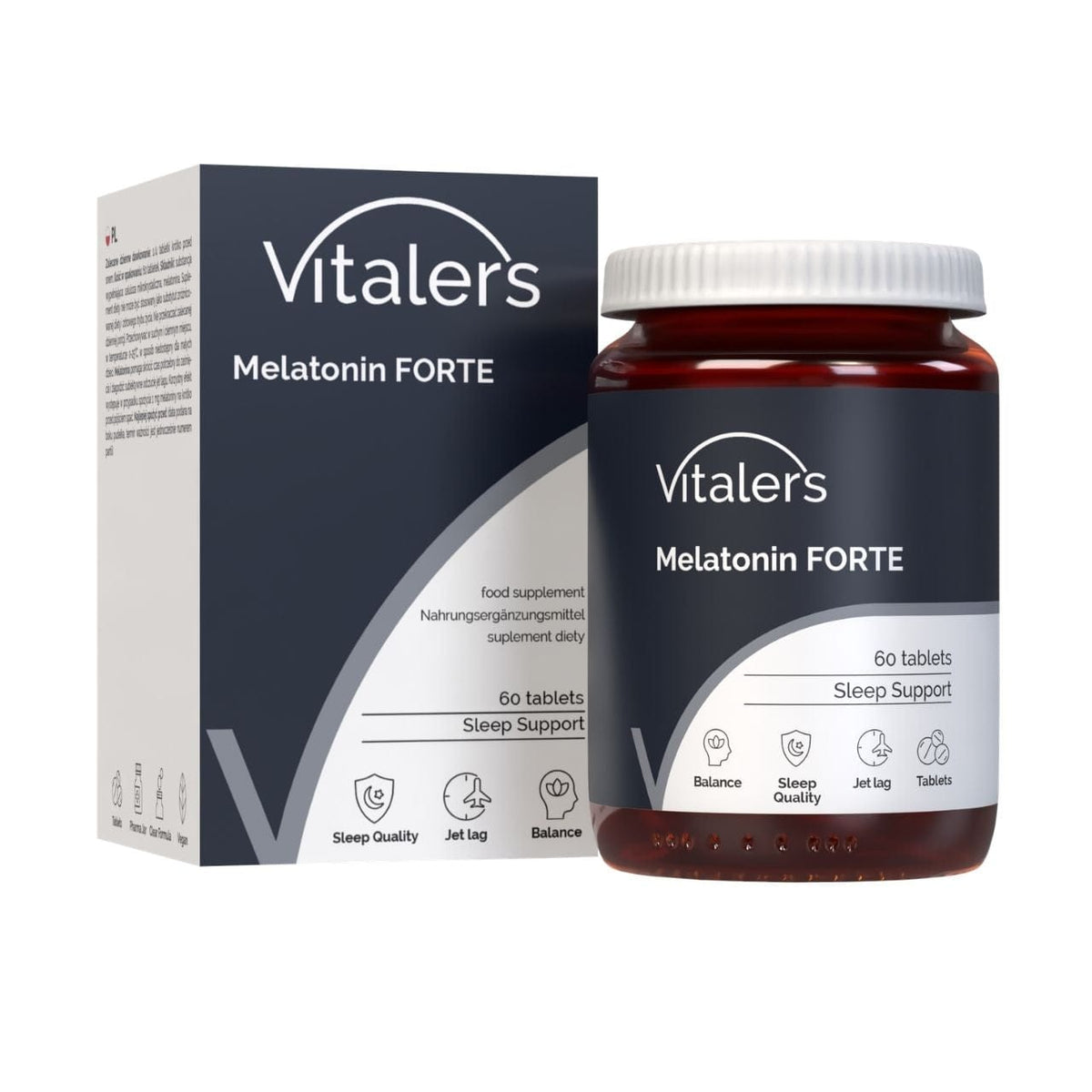 Vitaler's Melatonine Forte 4 mg - 60 tabletten – Medpak